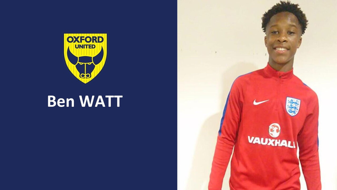 Ben Watt Signs As a Scholar | Oxford United Football Club