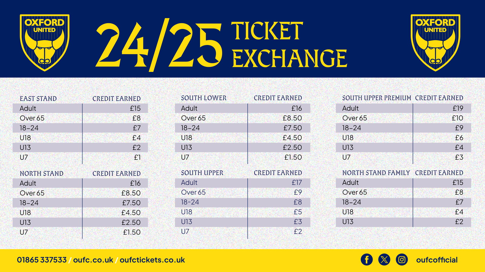 Ticket Exchange | Oxford United Football Club