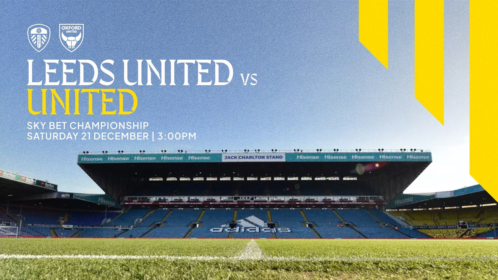 Ticket details for Leeds at Elland Road | Oxford United Football Club