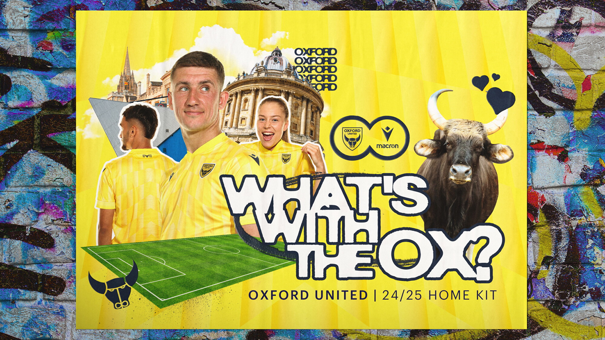 What’s With The Ox? Oxford United and Macron unveil 2024/25 home kit ...