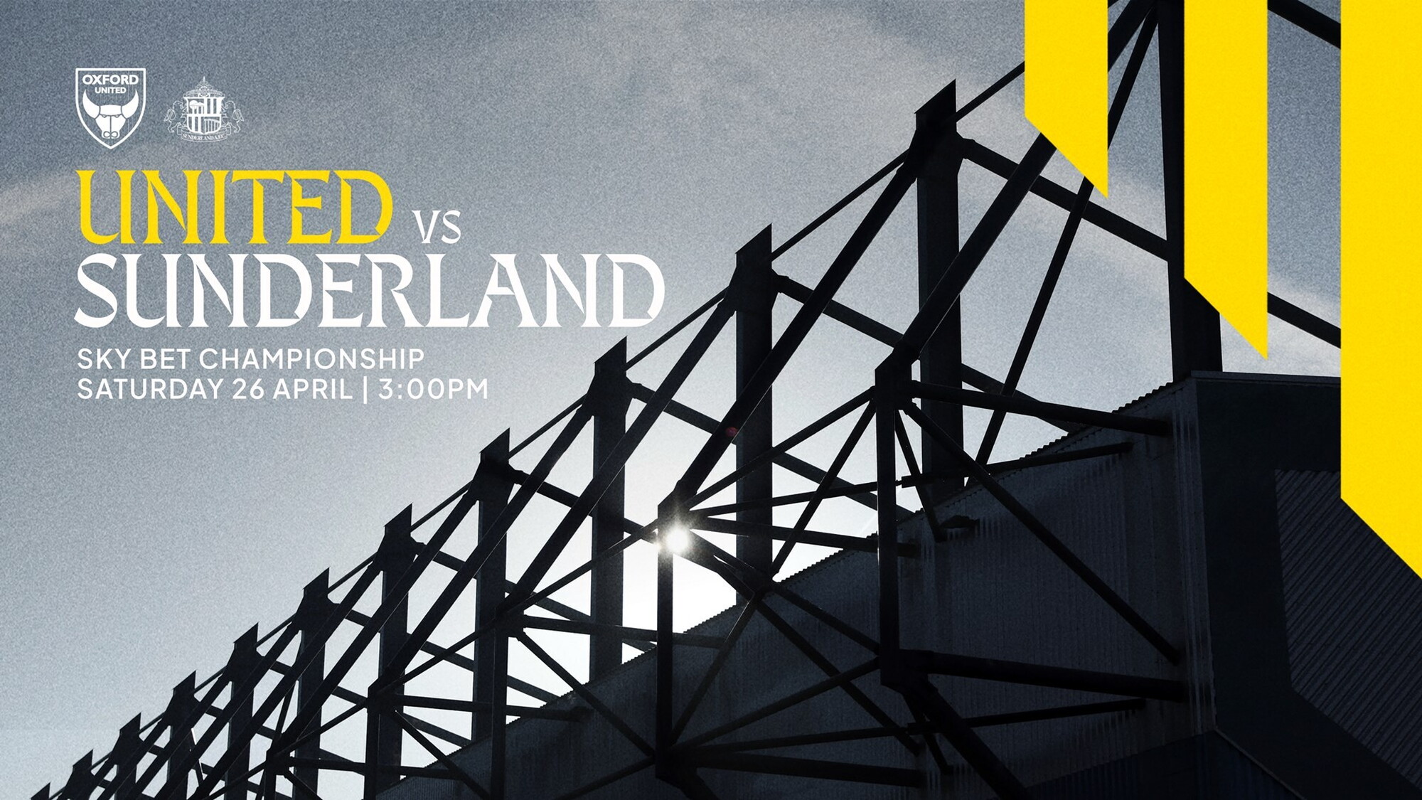 Ticket Details For Final Home Game Against Sunderland | Oxford United ...