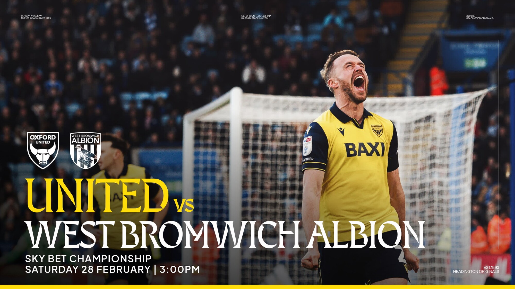 West Bromwich Albion Home Ticket Details | Oxford United Football Club