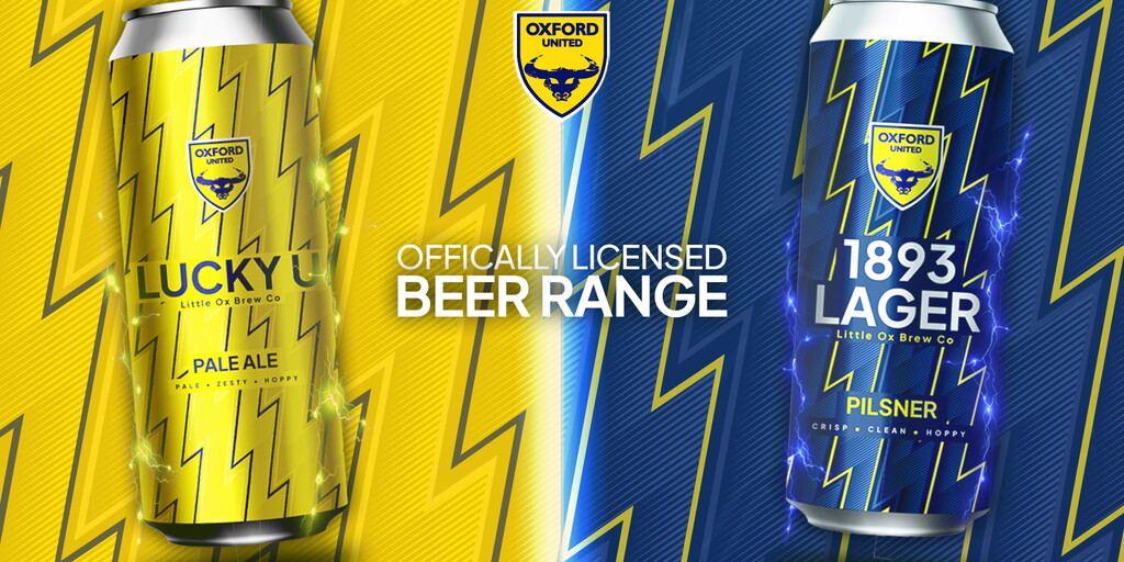 NEW: 1893 Lager launches and Lucky U returns | Oxford United Football Club
