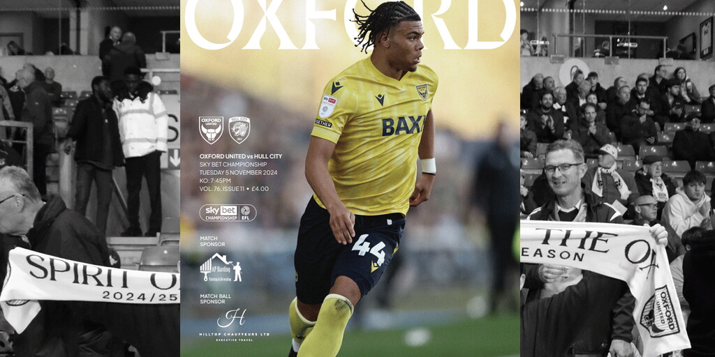 Hull City Programme | Oxford United Football Club