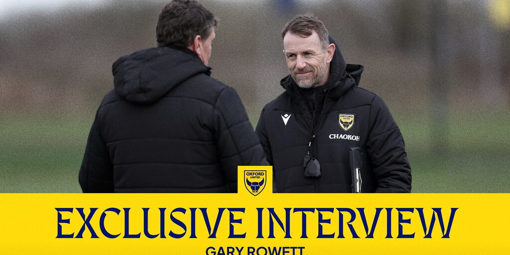 Watch Gary Rowett's Exclusive Interview | Oxford United Football Club