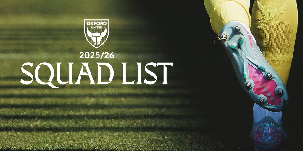 SQUAD LIST CONFIRMED FOR 2025/26 | Oxford United Football Club